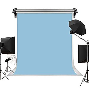 Kate 6ft×9ft Solid Light Blue Backdrop Portrait Photography Background for Photography Studio Children and Headshots Sky Blue Backdrop Background for Photography Photo Booth