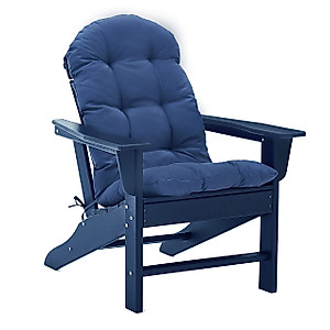 Outdoor Adirondack/Rocking Chair Cushions, Waterproof, Weather-Resistant, Terrace, Doorway, Leisure Relaxation (2 Count)