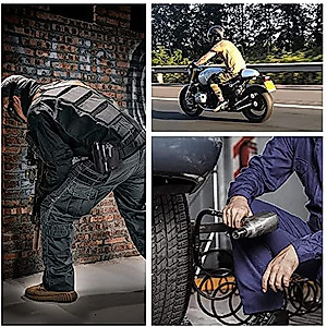 VIPERADE PJ19 Multitool Sheath, EDC Belt Organizer Sheath for Men, Leather Sheath for Men, Leather Flashlight Holster for Belt, Pen Holder for Tactical Pen (Dark Black)