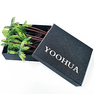 YOOHUA 25PCS Coconut Palm Model Artificial Trees/Cake Topper - Charming Cupcake Topper Scenery Model Scenery Model for Cake Decorations or Building Model Landscape Artificial Plants