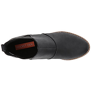 Rocket Dog Women's MAYLON Ankle Bootie, Black, 7 M US