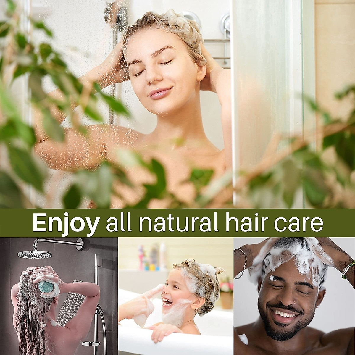 Shampoo Bar and Conditioner Bar Travel Set, Lemongrass & Gillyflower for Dry Hair, Sulfate Free, Palm Oil Free, Plastic Free, Eco-Friendly Natural Solid Bars