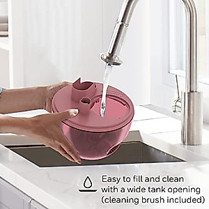 Honeywell Mini Cool Mist humidifier, Easy to Fill and Clean, humidifier for small Bedroom, Kids Rooms, or office. Ultra Quiet Operation and Auto Shut-Off - Rose, HUL525R