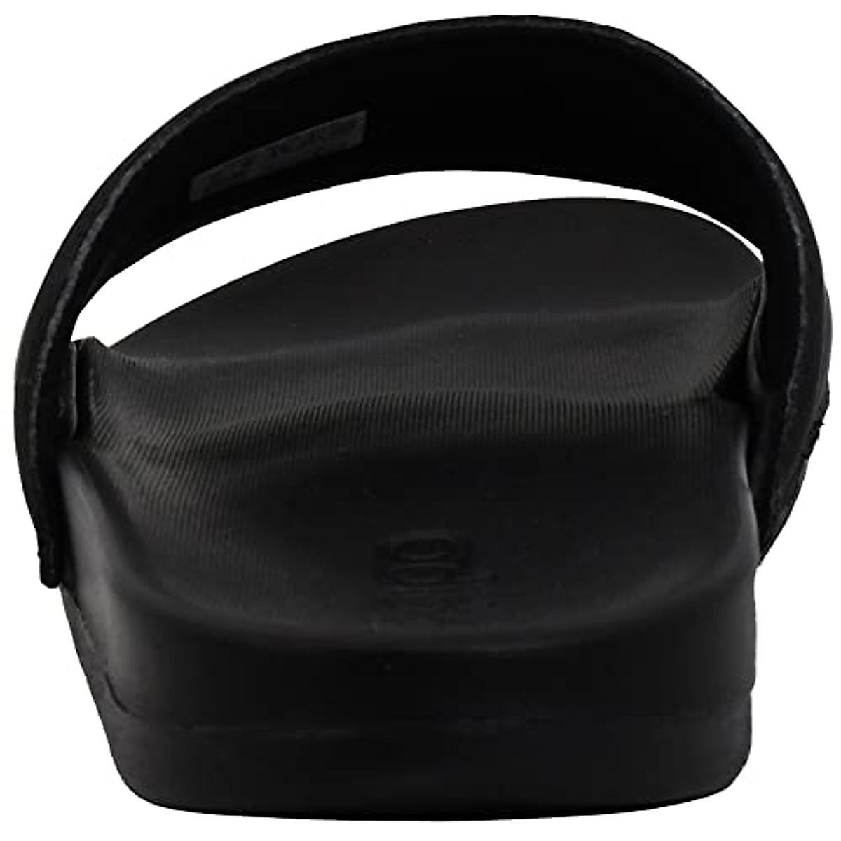 adidas Women's Adilette Comfort Slides, Core Black/Gold Metallic/Core Black, 6