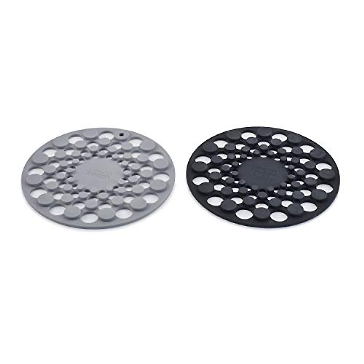 Joseph Joseph Spot-On Set of 2 Silicone Trivets, One Size, Gray