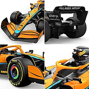 Voltz Toys Authentic 1:18 Scale Licensed McLaren F1 MCL36 Remote Control Car Model - Super Racing Collection for Kids and Adults - 2.4GHz RC Car for Gift