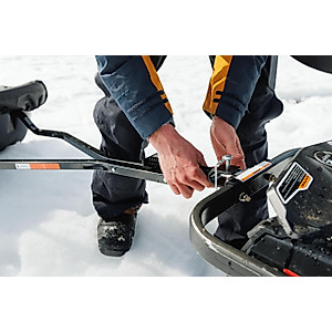 Pelican - KIT Tow Hitch LDT60/75 - Metal Tow Hitch, for Utility Sled, Black, 46.9"