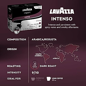Lavazza Expert Variety Pack, Blended and Roasted in Italy, Light through Dark Roast, Full -Bodied, Sweet, Aromatic, Intense, Peristent blends, (36 Count) - Value Pack