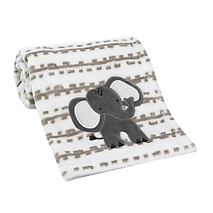 Lambs & Ivy Gray 5-Piece Baby Gift Basket for Baby Shower/Newborn Welcome Home