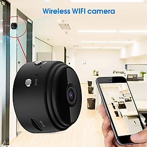 Heayzoki Security Camera, 150° Wide Angle Home Camera Intelligent Night Vision Remote Monitor for Home Security, Support Tf Card 128Gb, App Remote Realtime Monitoring