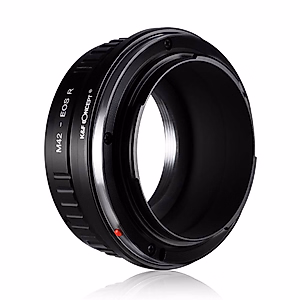 K&F Concept Lens Mount Adapter Compatible for M42 Screw Mount SLR Lens to Canon EOS R Camera Body