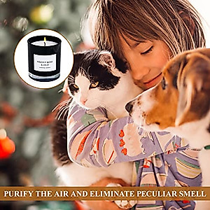 JINZAIYUAN Velvet Rose Oud Candles for Home Scented, 8.8oz Large Scented Candles for Women & Man, Natural Soy Wax Jar Candle Gifts for Birthday Christmas, 45H Long Burning Candle