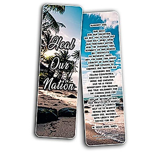 Prayers for Nations Bookmarks (60-Pack) - Perfect Giftaway for Sunday School and Ministries
