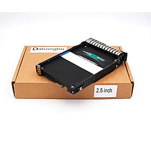 2.5" SFF SAS SATA SSD Hard Drive Carrier Tray Caddy 651687-001 651699-001 for HP Proliant ML350 DL360p DL380P DL160 Gen8 G8 Gen9 G9 with 4 Mounting Screws