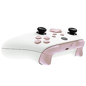 eXtremeRate Replacement Buttons for Xbox Series X & S Controller, Cherry Blossoms Pink Custom Repair Kit Bumpers Trigers Dpad ABXY Start Back Sync Share Keys Parts for Xbox Core Wireless Controller