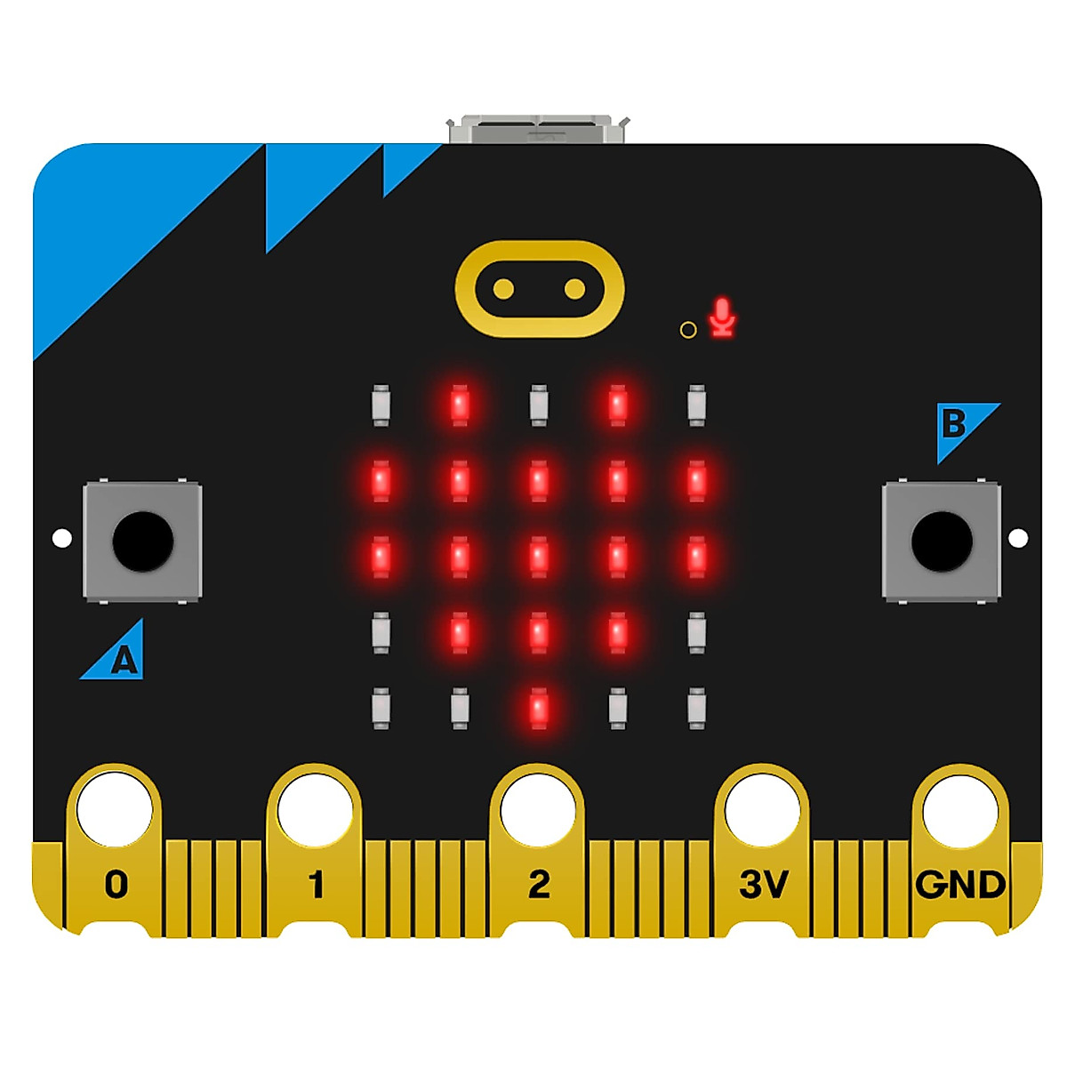 Microbit V2 Starter Kit with IoTCrazy© Frosted Protective Case, Official BBC Micro:bit v2.21 Board, Built-in Speaker and Microphone