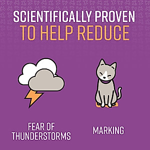 Sentry Calming Diffuser for Cats, Plug-in Cat Pheromone Diffuser, Reduces Stress and Bad Behavior, 30-Day Release