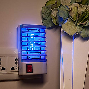 Bug Zapper, Fruit Flies Trap, Electric Mosquito & Fly Zappers/Killer - Insect Attractant Trap Powerful Little Gnats, Hangable Mosquito Lamp for Home, Indoor, Outdoor, Patio (Blue)