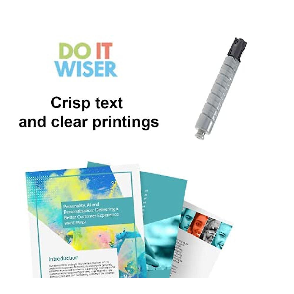 Do it Wiser Compatible Printer Toner Cartridge Replacement for Ricoh 842091 for use in Ricoh MP C307 MP C306 MP C406 MP C407 (Black - High Yield)