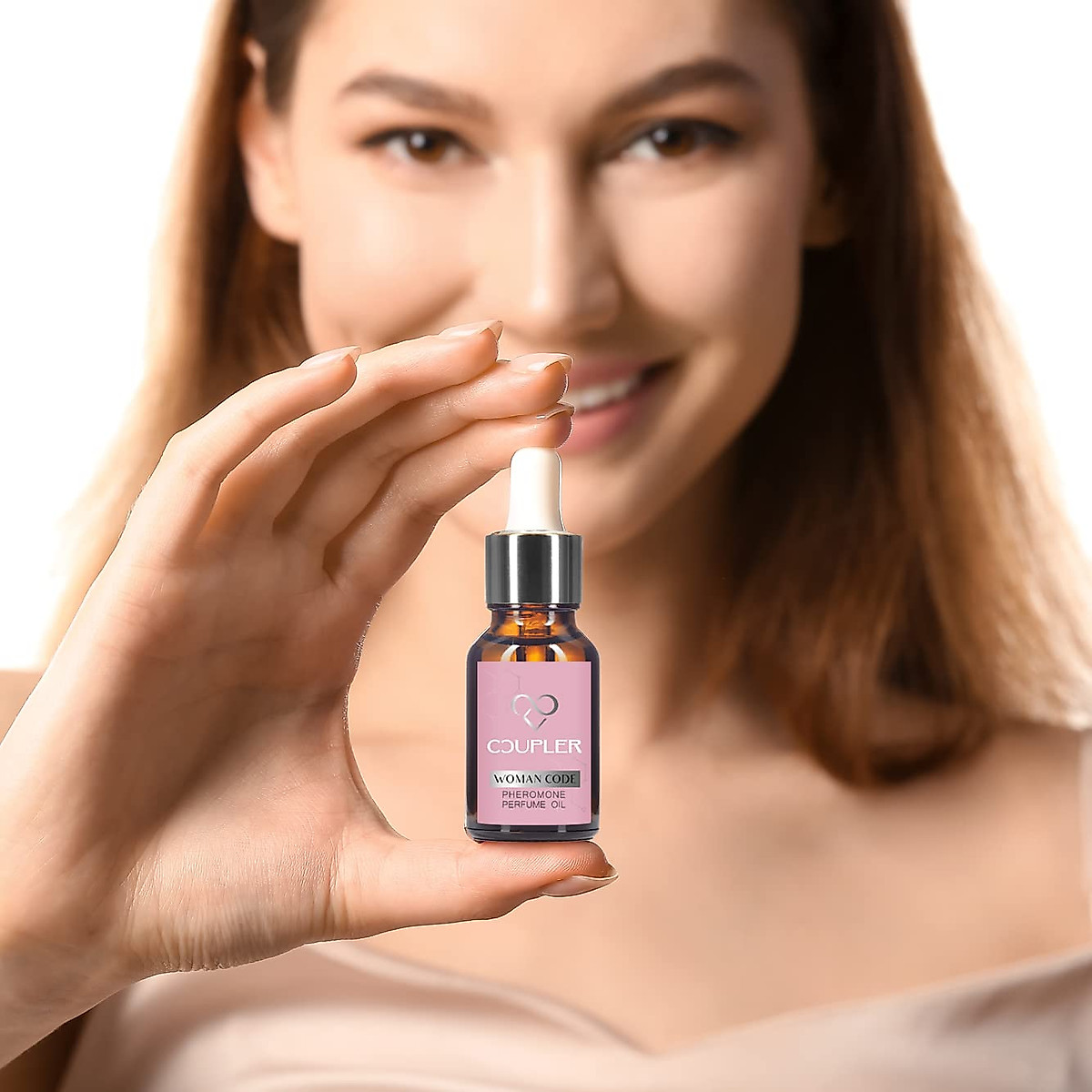 COUPLER Pheromone Oil for Women -Pheromone Perfume for Her-Female Pheromonas-Feromonas Concentradas para Mujer -Excellent Gift Idea 10ml