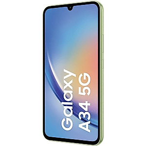 SAMSUNG Galaxy A34 5G + 4G LTE (128GB + 6GB) Unlocked Latin America 1 Year Warranty (T-Mobile/Mint/Tello USA Market) 6.6" 120Hz 48MP Triple + (25W Wall Dual Charger) (Awesome Lime (SM-A346M))