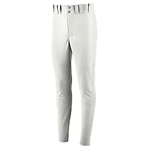 Mizuno Men's Standard Premier PRO Tapered Pant, White, Small