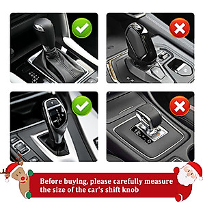 OFBAND Hoodie Car Gear Shift Cover,Christmas Car Decor Gear Shift Knob Cover for Manual/Automatic Shift Knob,Universal Car Accessories Hoodie for Gear Shifter Knob (Christmas Red)