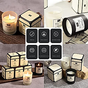 2 Pack Soy Candles for Home Scented Aromatherapy Candle Christmas Scented Candles Set for Men &Women Natural Long Lasting Jar Candles for Holiday Birthday Mother's Thanksgiving Day Valentine'sDay