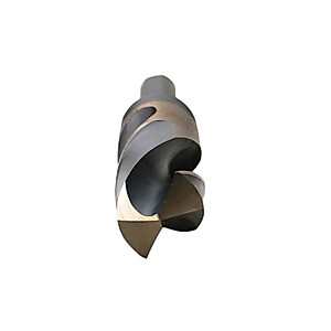 Accusize Industrial Tools 1'' ANSI M35(H.S.S. + 5% Cobalt) S and D Drill, 1/2'' Shank, 135 Degree Split Point, 0412-0001