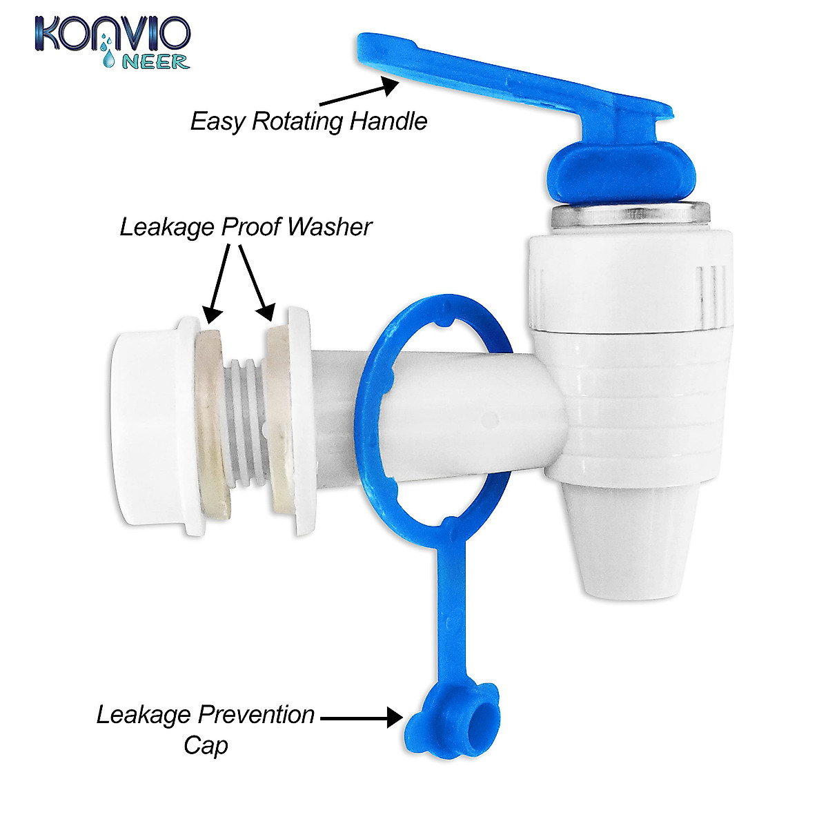 Konvio Neer RO Tap, Plastic Tap for all Water Purifier and Filter(4)