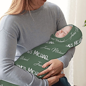 Sweewind Personalized Baby Blankets for Boys Girls Custom Name Blankets Personalized Baby Gifts Personalized Kids Blankets Custom Baby Blanket with Name Monogrammed Personalized Baby Item (Names)