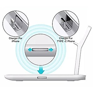 4 in 1 Fast Charging Station, Multi-Function Wireless Charging Dock
