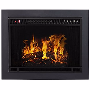 Regal Flame 33 Inch Flat Ventless Heater Electric Fireplace Insert Trim Kit for LW8033FLT
