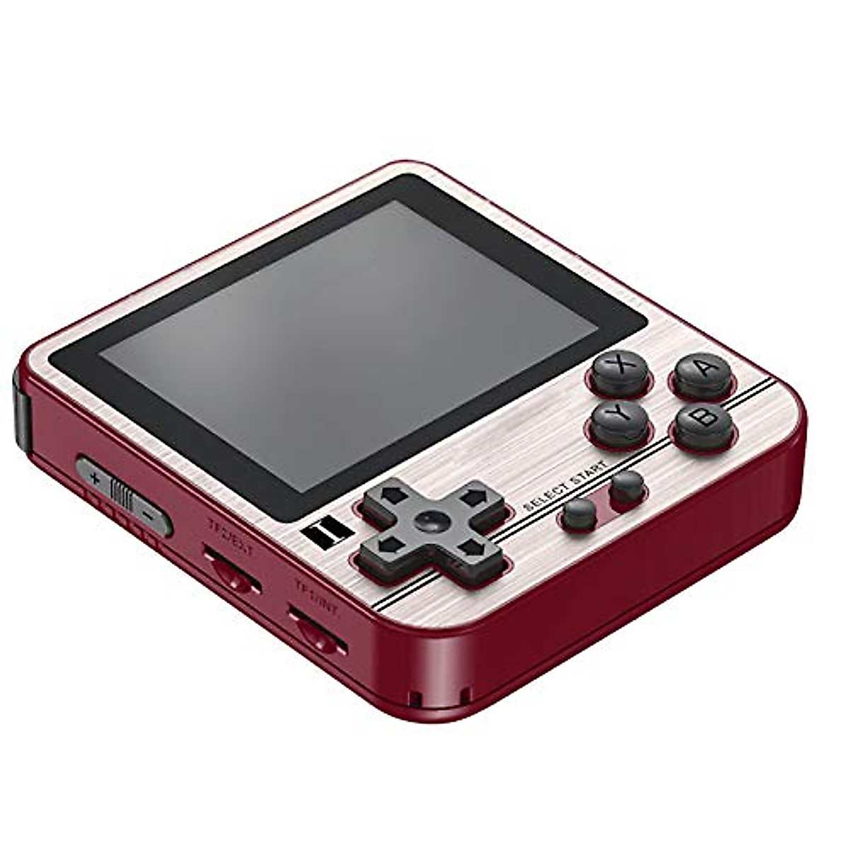 2100mah ABS Retro Gaming Console Multifunctional Handheld Joystick Game Player Portable Pocket Console with USB 3.5mm Ports Dual TF Card Slots for PSP/N64/NDS/PS Game Forms