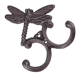 GANAZONO Unique Animal Shape Iron Wall Hook Coat Hanger for Home Office Door Back Wall Hanging Hook