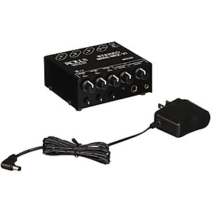 Rolls MX28 MINI-MIX VI Three-Channel True Stereo Line Mixer,Black