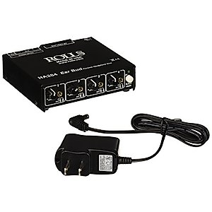 ROLLS HA204P Portable Battery/AC Operated Headphone Amplifier
