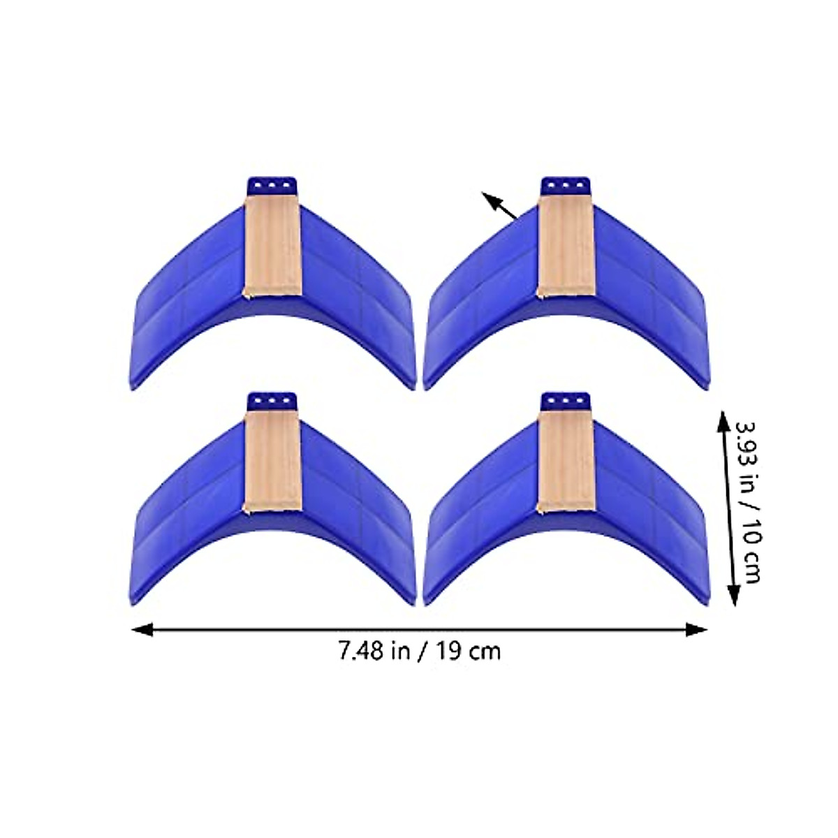 balacoo 4pcs Dove Rest Stand Lightweight Pigeons Bird Perches Plastic Wood Roost Bird Dwelling Support Cage Accessories for Dove Pigeon and Other Birds