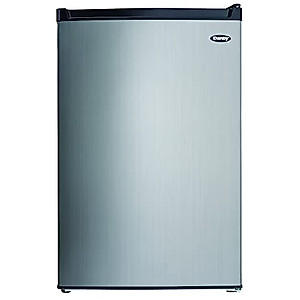 Danby 4.5 cu. ft. Compact Refrigerator with True Freezer (DCR045B1BSLDB-3), Steel