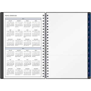 Blue Sky 2023 Weekly and Monthly Planner, January - December, 5" x 8", Flexible Cover, Wirebound, Passages (100010-23)