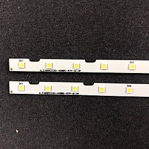 SENHE 2 PCS/Set 38 LED Backlight Strip 49" TV AOT_49_NU7300_NU7100_2X38_3030C_d6t-2d1_19S2P Rev. V4 UE49NU7140 UE49NU7100 Fit for Samsung