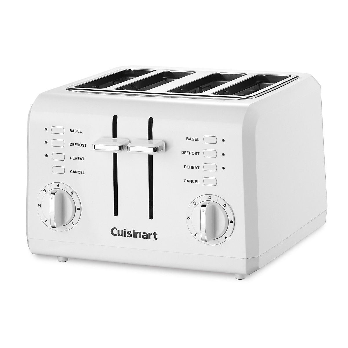 Cuisinart 4-Slice Toaster (CPT-142P1) and Electric Can Opener (CCO-50N) Bundle, White
