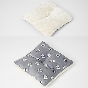 YUANST Hedgehog Bed Cave Nest Hideout, Hamster Guinea Pigs Small Animals Cage Supplies Warm House (Grey)