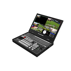 AVMATRIX PVS0615U 15.6 Portable 6-Channel SDI/HDMI Multi-Format Streaming Switcher Real Time Live Streaming Multi Camera Production (PVS0615U)