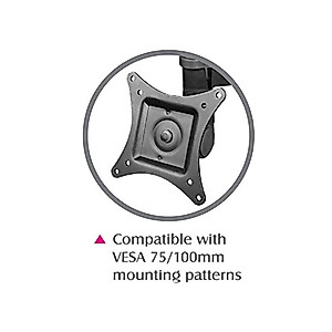 SIIG Articulating Adjustable Quad 4-Monitor Desk Mount - Fits 13" to 27" Monitors - (CE-MT0S12-S1)