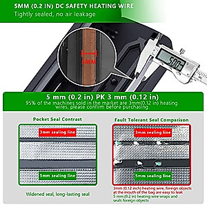 Vacuum Sealer Machine, GHVACZS Lightweight Food Vacuum Sealer Compact Machine for Food Preservation, Automatic Food Sealer Saver Vacuum Machine Easy to Use, Clean and Storage for Home Kitchen (GHVACZS Silver)