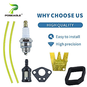 POSEAGLE 3074502 Carburetor for Toro 51930, 51932, 51934, 51930B, 51932B, 51934B String Trimmers and RedMax BC 250, BT 250, HE 250 F Brush Trimmers