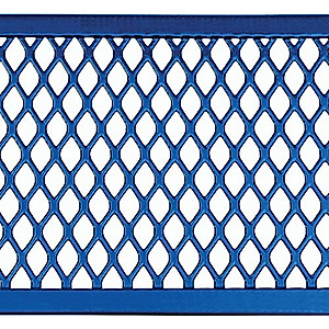 Global Industrial 72" Rectangular Picnic Table, Surface Mount, Blue