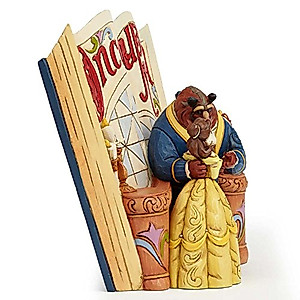 Disney Traditions by Jim Shore “Beauty and the Beast” Storybook Stone Resin Figurine, 6”