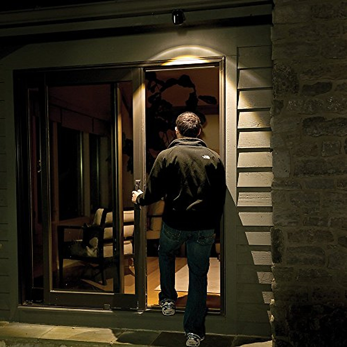 Beams MB310 80 Lumen Wireless Battery Powered Motion Sensing LED Mini Spotlight, 1-Pack, Brown